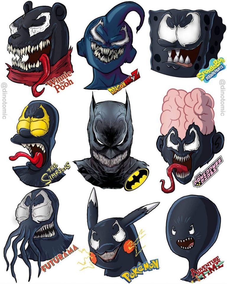 Artist Fuses Together The Most Beloved Cartoon Characters, And The ...