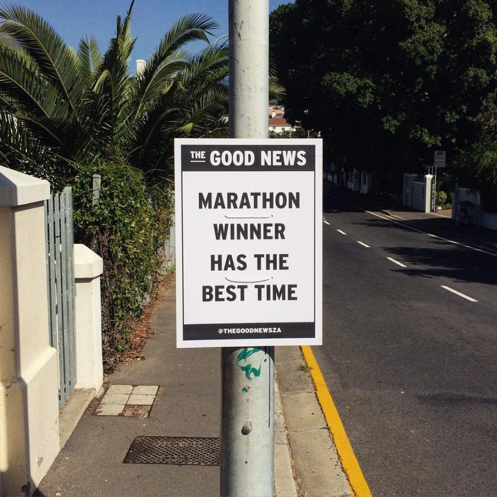 This Artist Delivers “The Good News” With Upbeat Street Flyers » Design ...