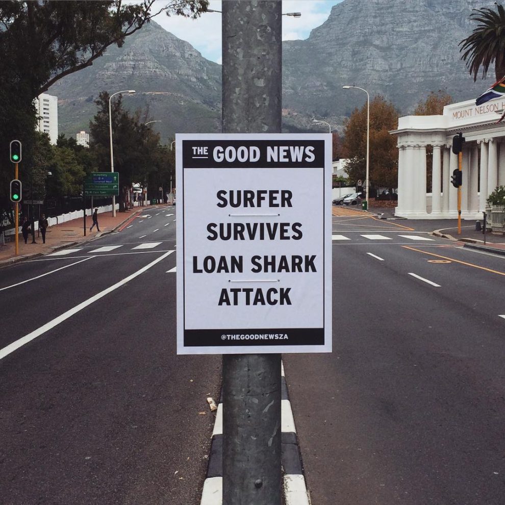 This Artist Delivers “The Good News” With Upbeat Street Flyers » Design ...