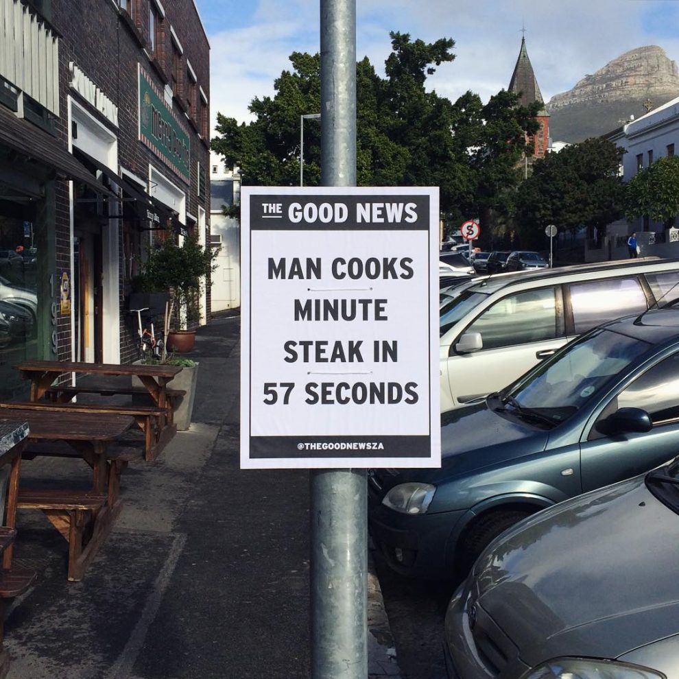 This Artist Delivers “The Good News” With Upbeat Street Flyers » Design ...