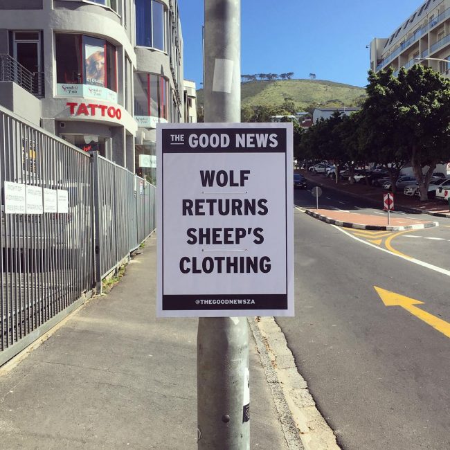 This Artist Delivers “The Good News” With Upbeat Street Flyers » Design ...