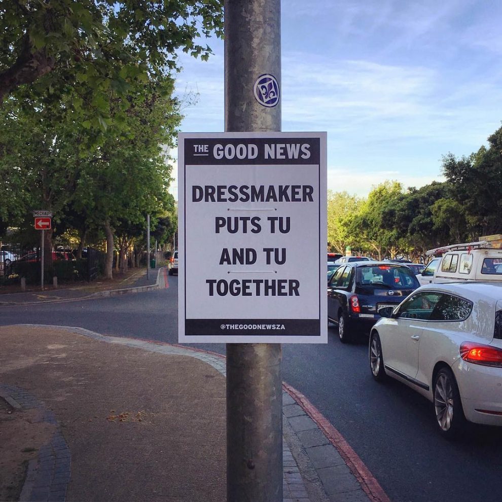 This Artist Delivers “The Good News” With Upbeat Street Flyers » Design ...