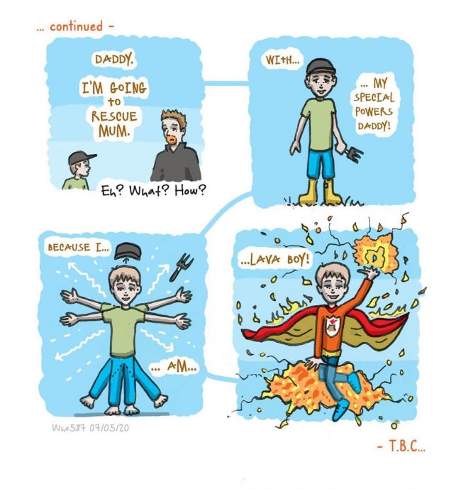 This Artist Began Drawing These Comics About His Family Every Day ...
