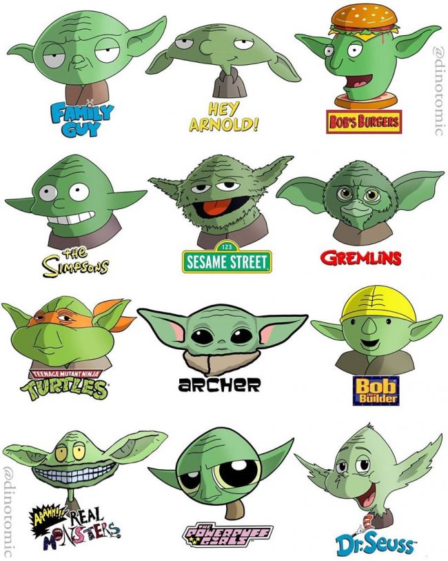 Artist Fuses Together The Most Beloved Cartoon Characters, And The ...