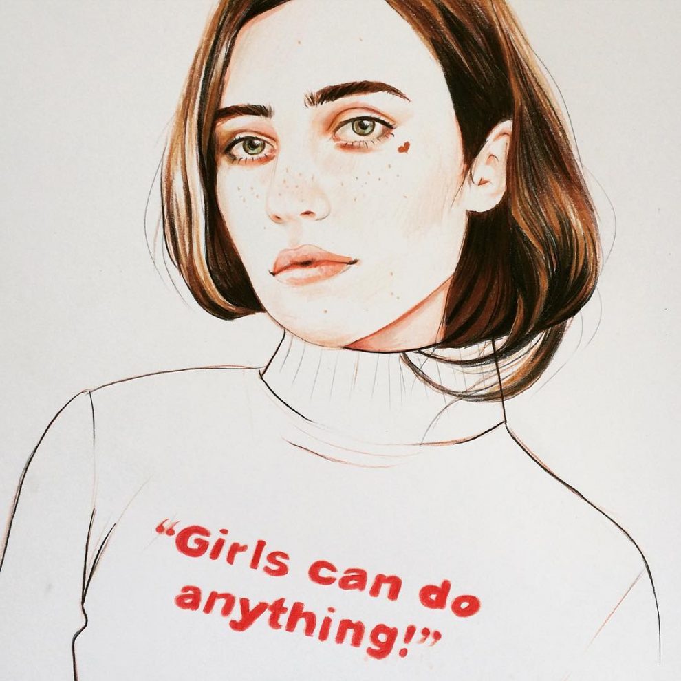 Artist Creates Sensual Portraits Characterised By The Female Presence ...