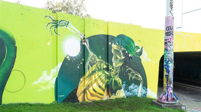 Every Year, Graffiti Artists Turn This Traffic Circle Into Amazing ...