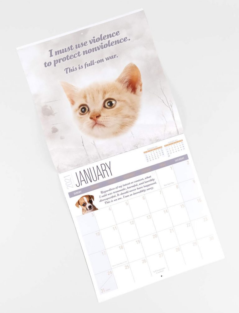 2021 Social Justice Kittens Calendar Is Here! » Design You Trust ...