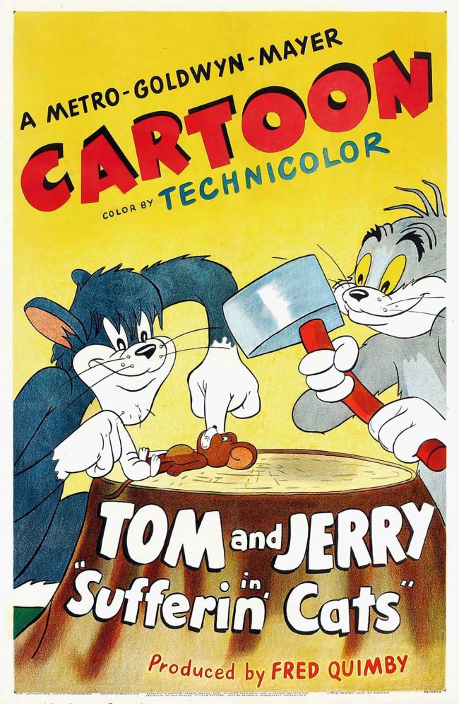 Vintage Posters for the Early “Tom and Jerry” Cartoons in the 1940s ...