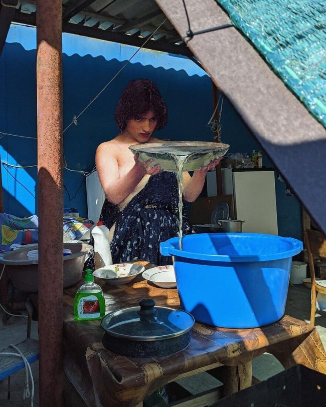 Artist Inserts People From Classical Paintings Into The Modern World ...