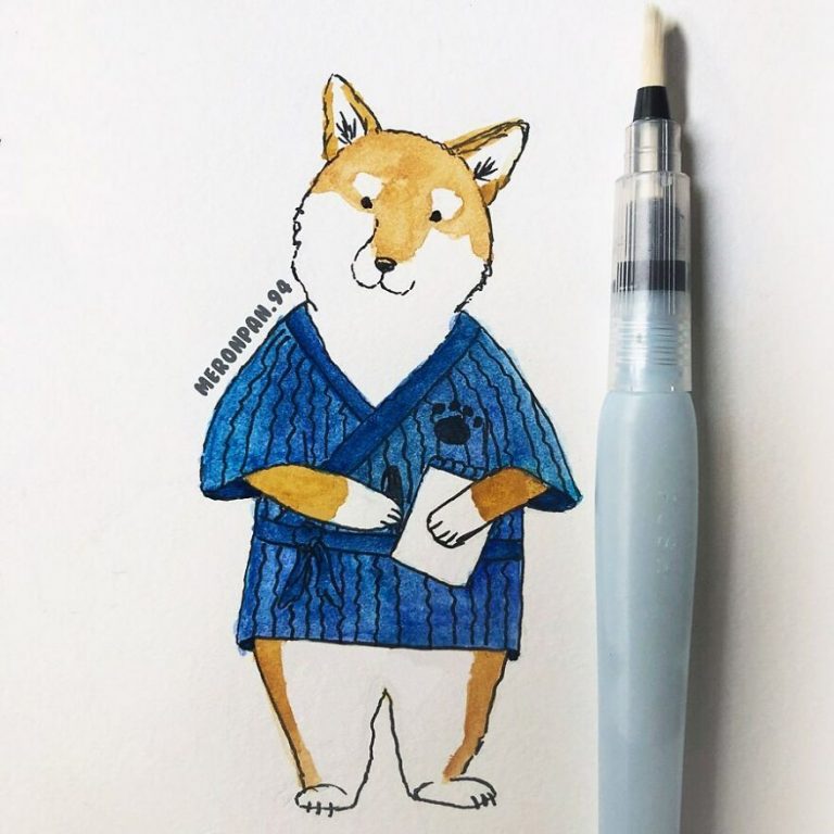 Artist Draws a Series of Innocent Illustrations Of Cute Animals In ...