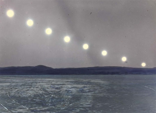 Explorer’s Stunning Photographs of The Arctic Sun from 100 Years Ago ...