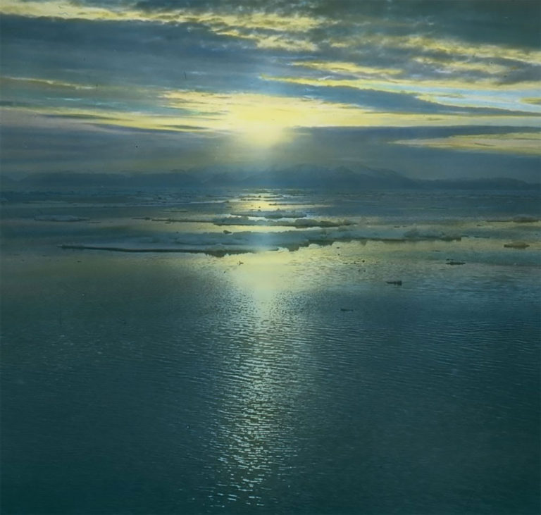 Explorer’s Stunning Photographs of The Arctic Sun from 100 Years Ago ...