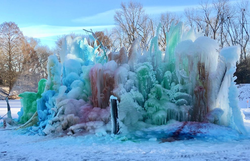 This Family Has Been Creating Beautiful Ice Trees Every Christmas, for ...