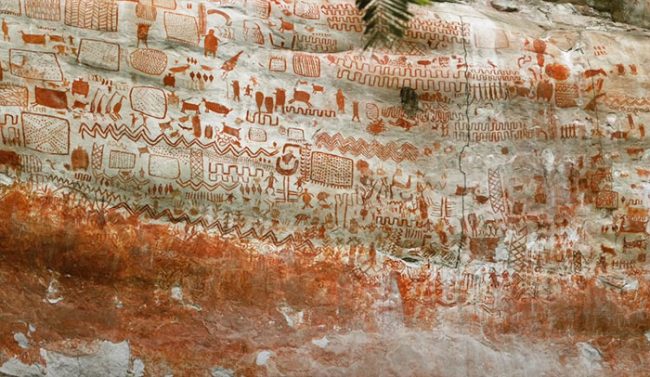 Rock Art Depicting Extinct Animals Is Discovered In Colombian Amazon ...