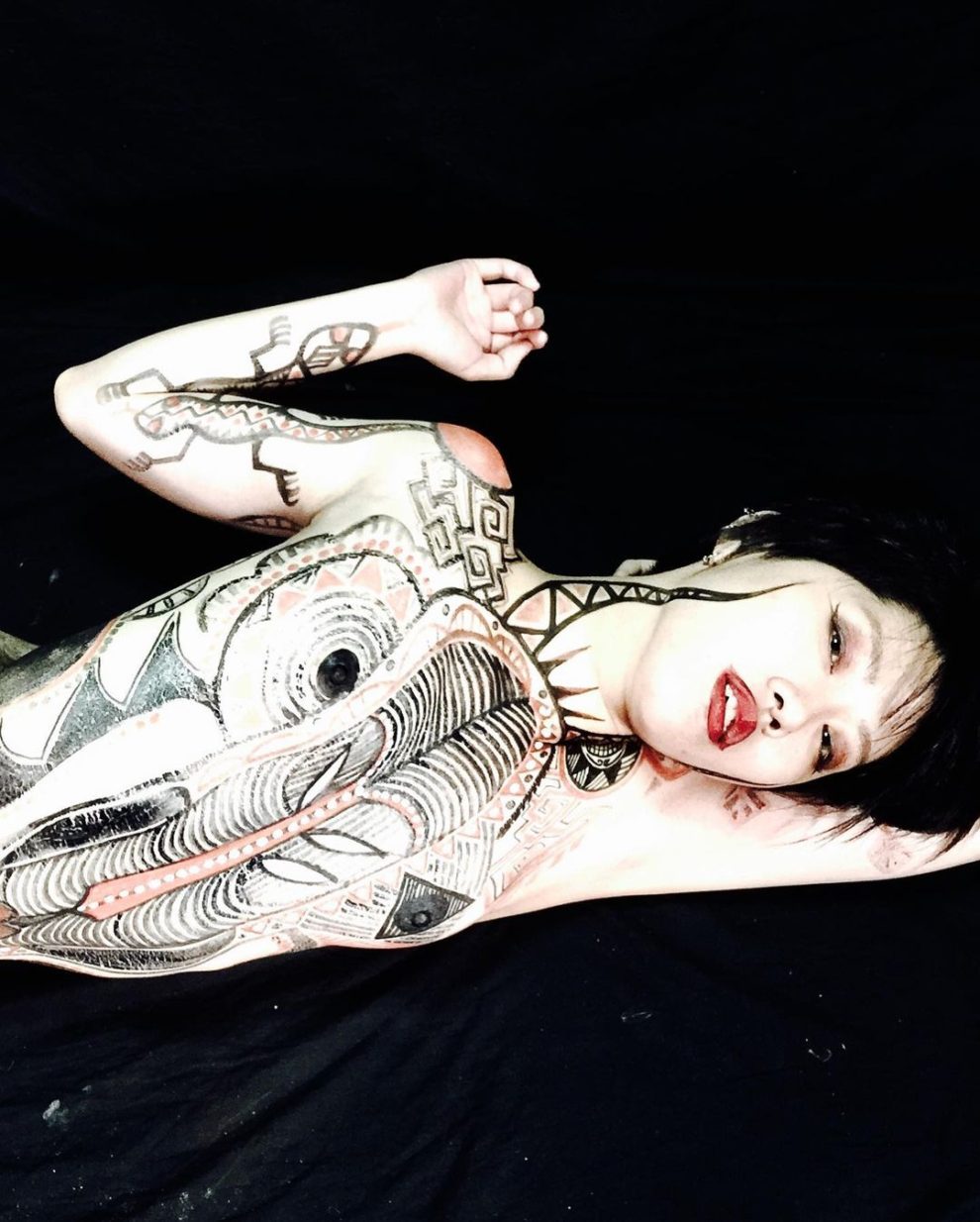 Meet Gaku Azuma, a Japanese Artist Who Transforms Bodies Into Amazing Ink Paintings » Design You ...