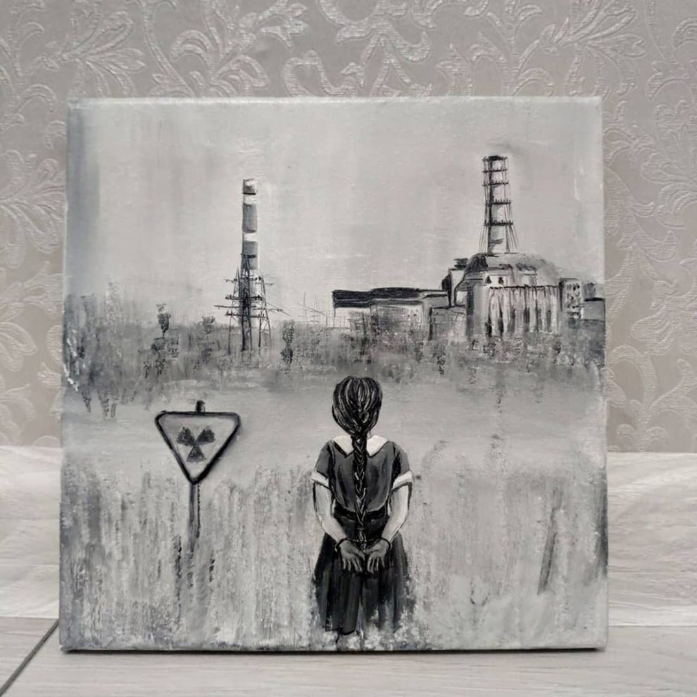Ukrainian Artist Created A Series Of Paintings About Chernobyl, Where ...