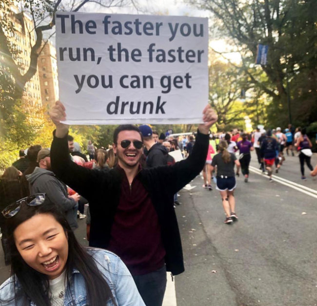 The Funniest Marathon Signs » Design You Trust — Design Daily Since 2007