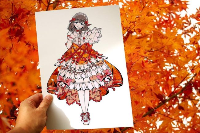 Japanese Artist Colors Anime-Inspired Paper Cutouts With Real-World ...