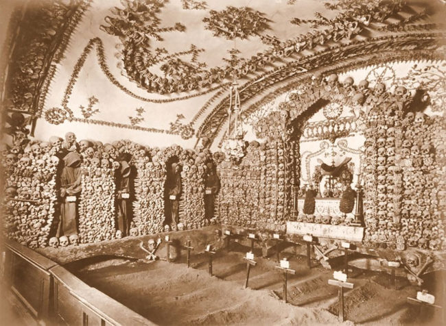 Bone Church of Rome: Amazing Vintage Photos Show Inside Rome’s Capuchin ...