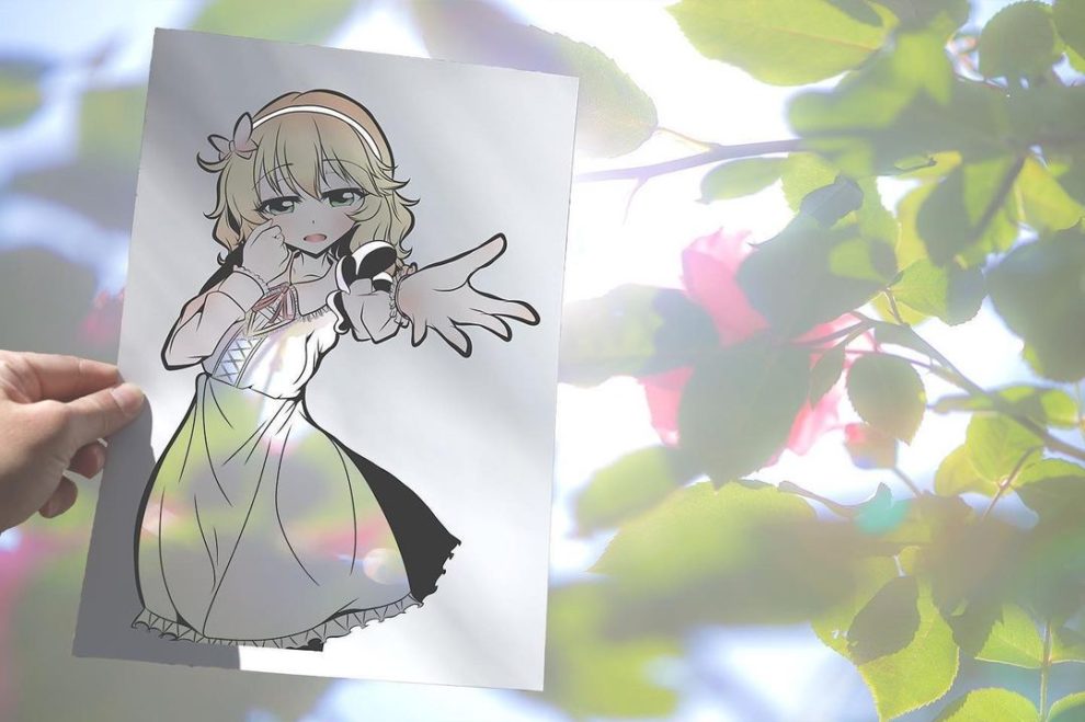 Japanese Artist Colors Anime-Inspired Paper Cutouts With Real-World ...