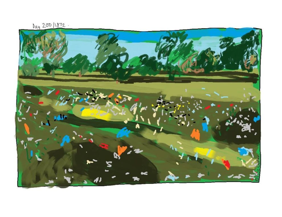 “The Covid Drawings 2020”: British Artist Creates Daily Drawings of A ...