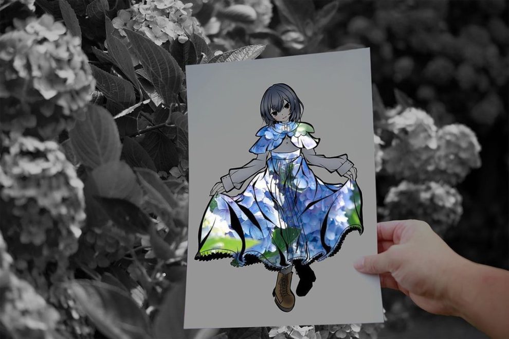 Japanese Artist Colors Anime-Inspired Paper Cutouts With Real-World ...