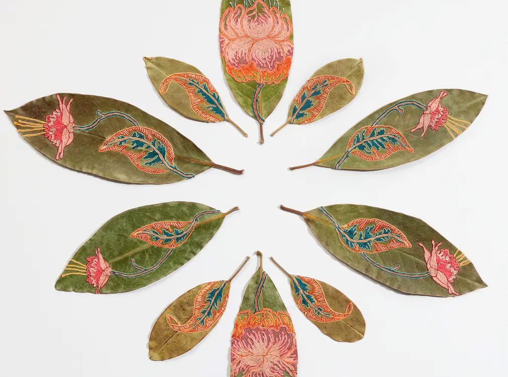 Artist Creates Intricately Patterned Artworks by Delicately Stitching ...