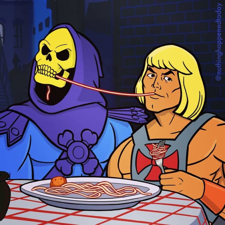 These Illustrations Show What He-Man And Skeletor’s Life Looks Like ...