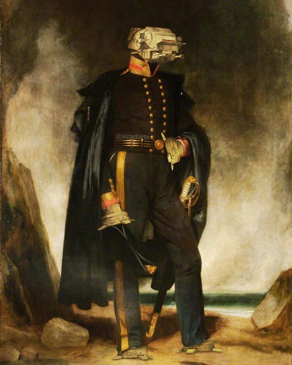 This Artist Paints Icons from Star Wars as Renaissance War Generals and ...