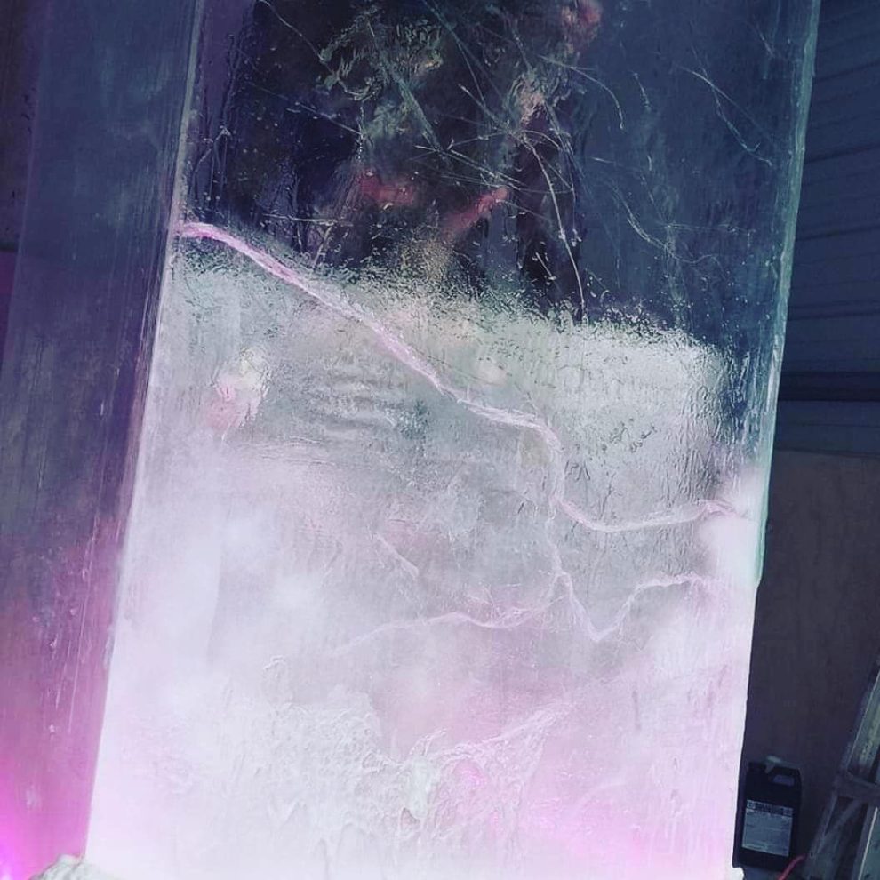 Frozen Caveman Sculpture Compared To Monolith Appears In Minneapolis ...