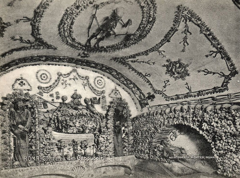 Bone Church of Rome: Amazing Vintage Photos Show Inside Rome’s Capuchin ...