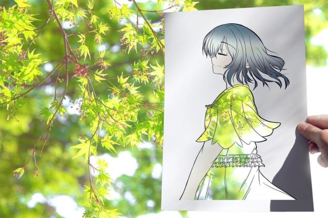 Japanese Artist Colors Anime-Inspired Paper Cutouts With Real-World ...