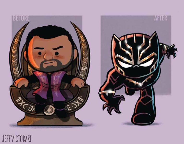 Artist Illustrates How Our Favorite Characters Have Changed In Adorable ...
