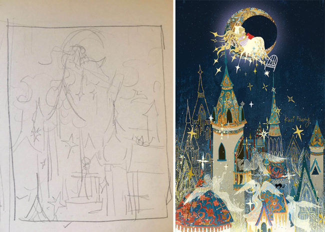 Sketch Vs. Final: Artists Show The Huge Difference Between Their ...