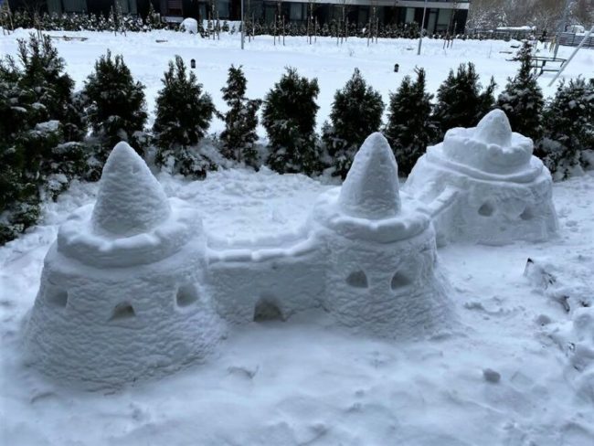 After A Huge Snowfall, Lithuanians Went Out And Made Snow Sculptures ...