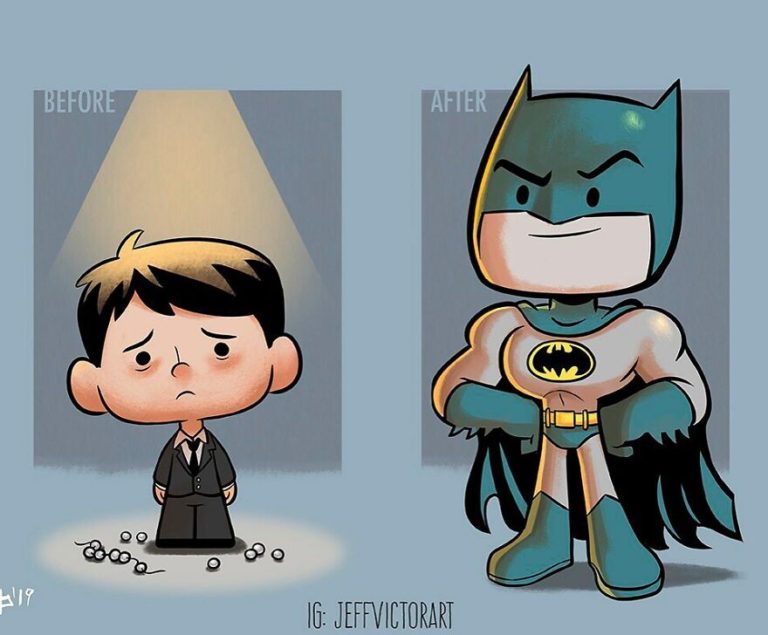 Artist Illustrates How Our Favorite Characters Have Changed In Adorable ...