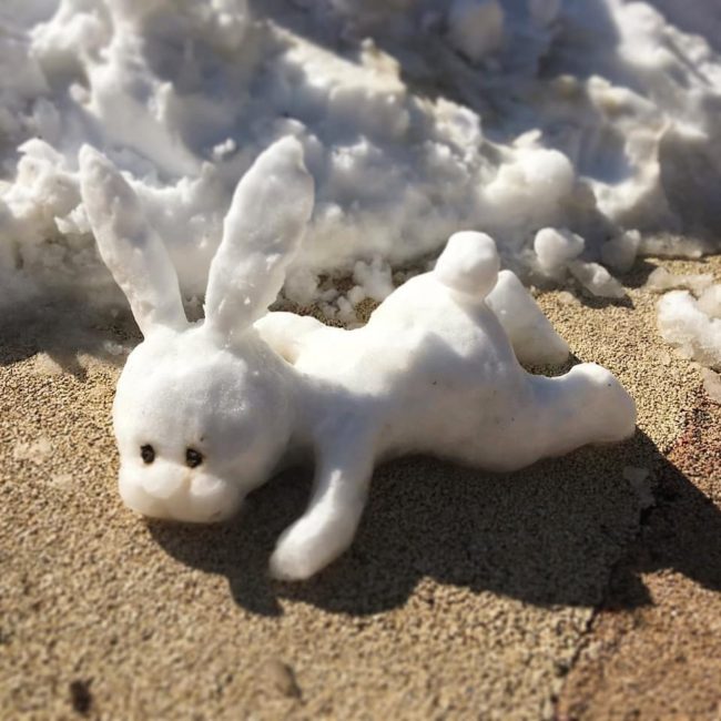 Snow Cuteness or Unusual Winter Hobby: Artist Creates Tiny Snow ...
