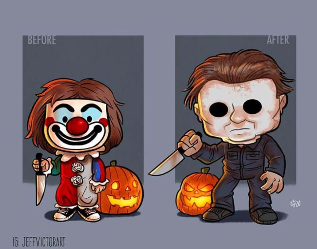 Artist Illustrates How Our Favorite Characters Have Changed In Adorable ...