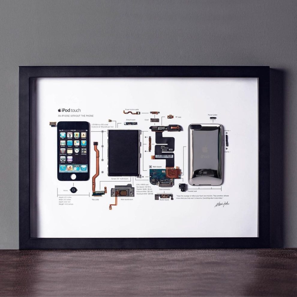This Company Turns a Disassembled Smartphone Into Decor for Your Home ...