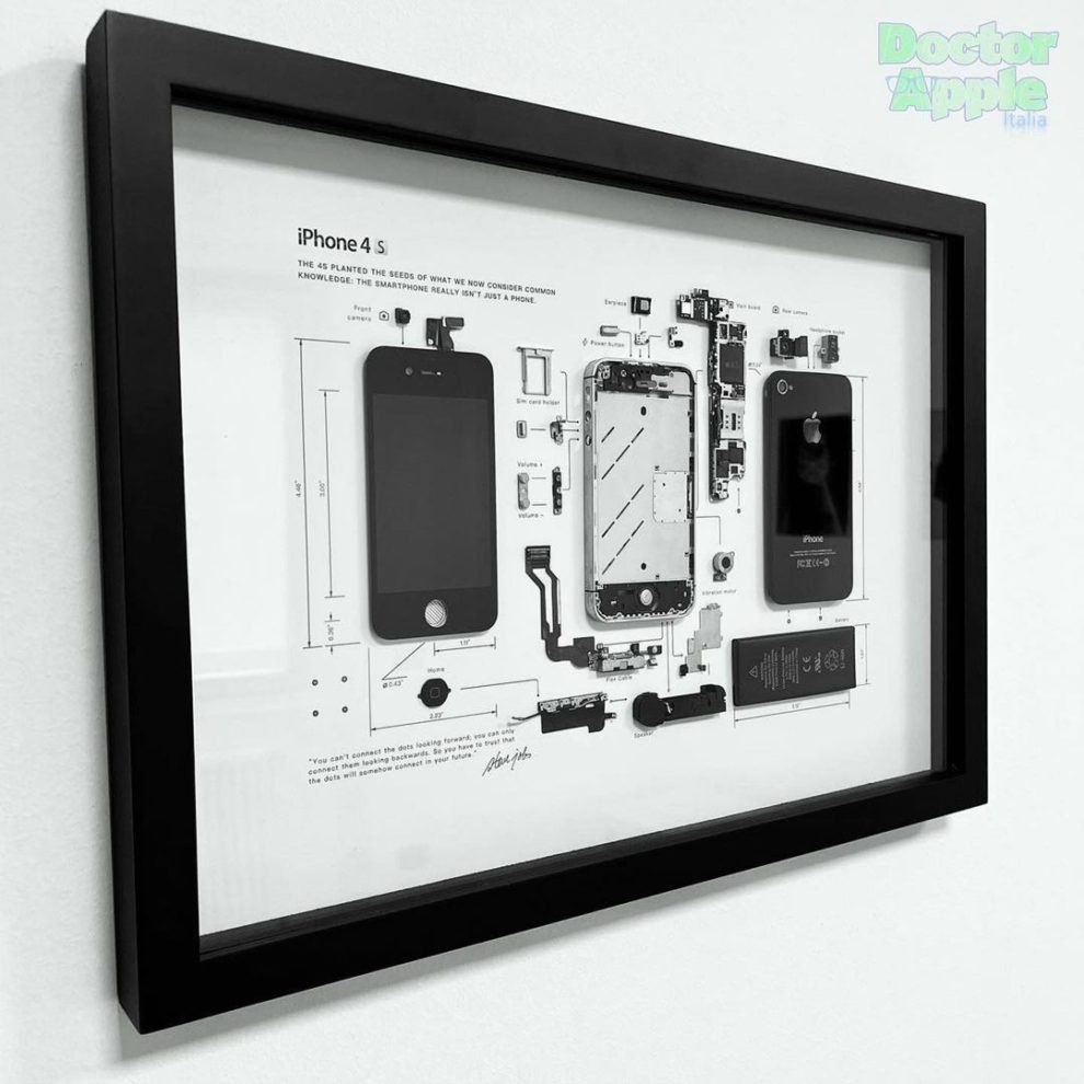 This Company Turns a Disassembled Smartphone Into Decor for Your Home ...