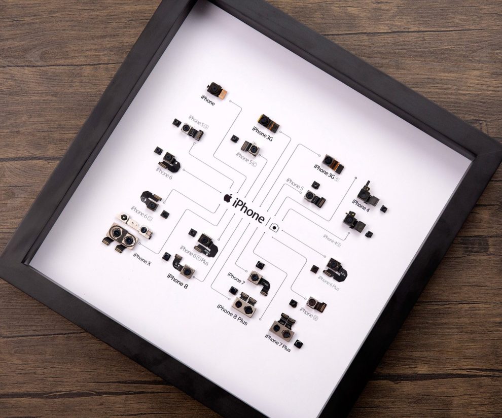 This Company Turns a Disassembled Smartphone Into Decor for Your Home ...