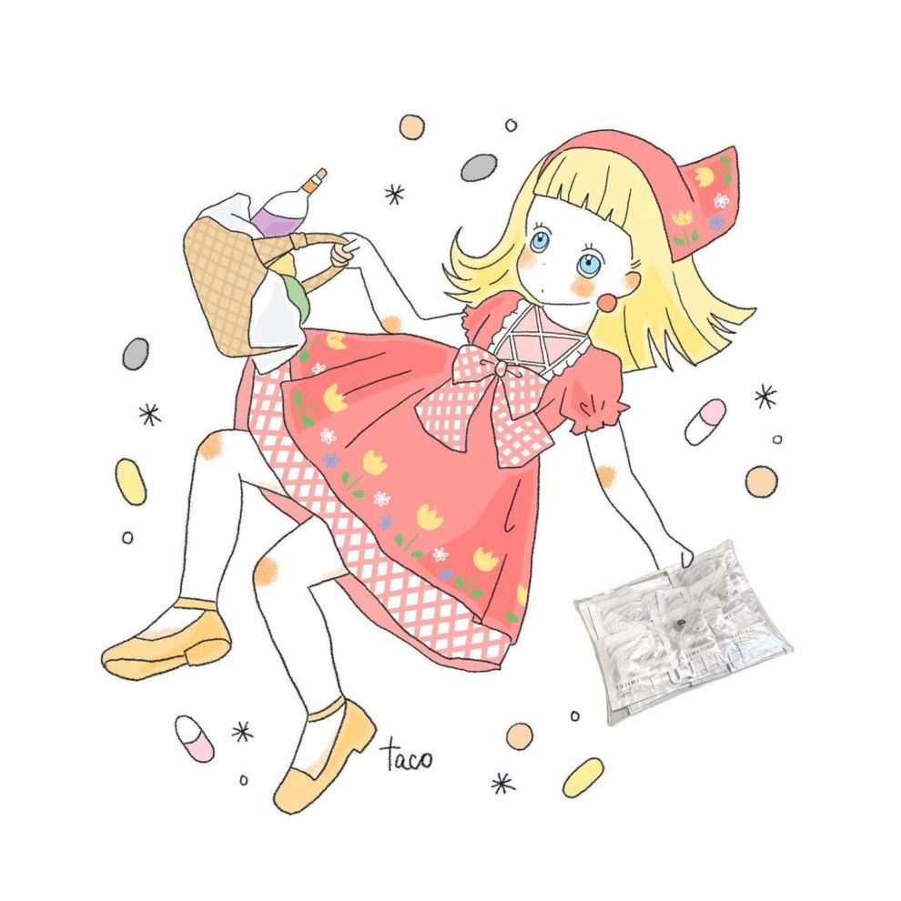 Japanese Illustrator Tacomaru Provides Stylish Take on Popular Cartoon ...