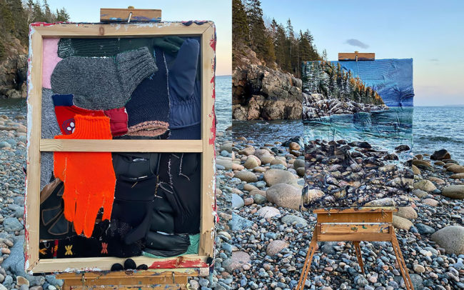 Artist Turns Discarded Trash Into Beautiful Landscapes That Match The ...