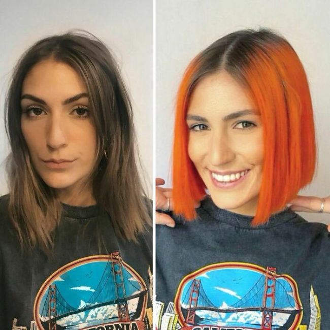 28 Women Who Chose An Unusual Color For Their Hair And Ended Up Looking ...
