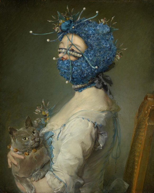 German Artist Created Masked Portraits Of Classical Paintings Inspired ...