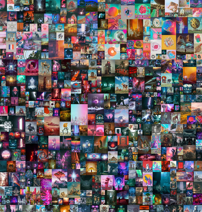 Beeple’s ‘5000 Days’ NFT Sold for USD 69.35M at Christie’s » Design You ...