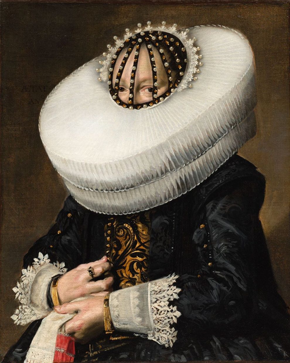 German Artist Created Masked Portraits Of Classical Paintings Inspired ...