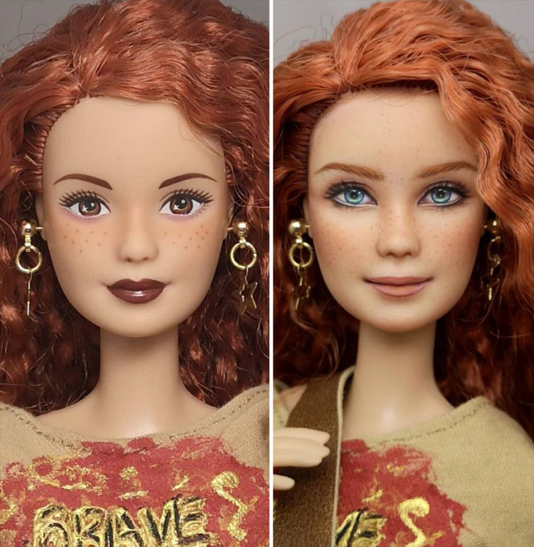 Artist Repaints Dolls In A More Realistic Way » Design You Trust ...