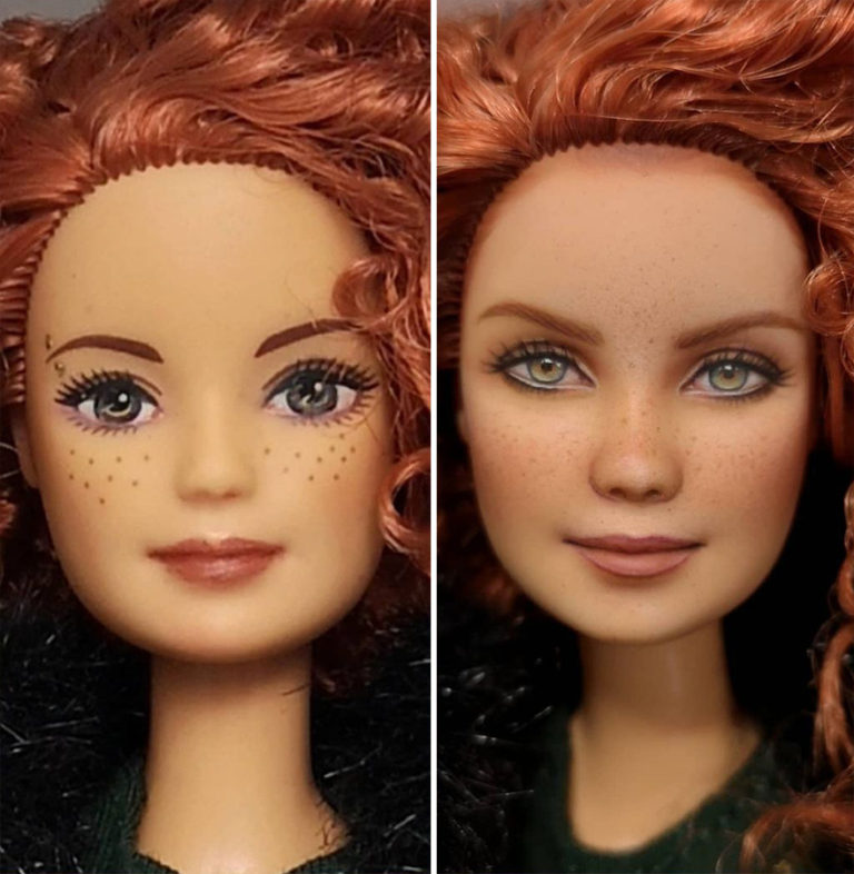 Artist Repaints Dolls In A More Realistic Way » Design You Trust ...