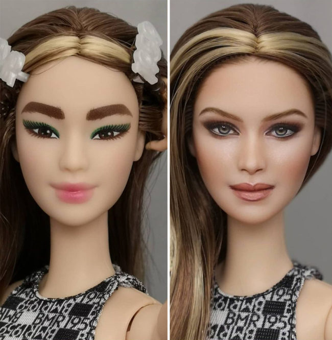Artist Repaints Dolls In A More Realistic Way » Design You Trust ...